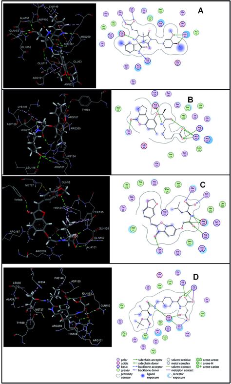 The Binding Pose Of Top Hits At Binding Site A Stock1in 63040 B