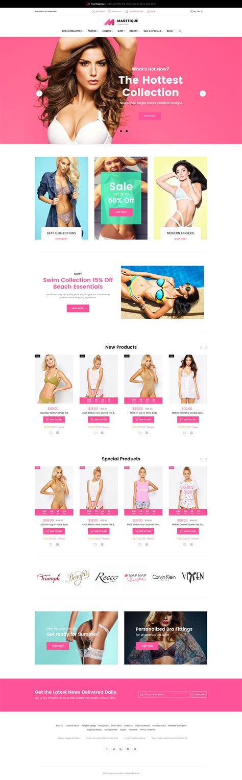 Lingerie Templates Archives Zemez Magento