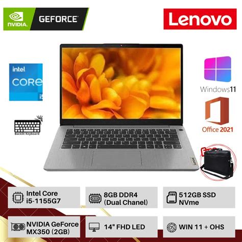 Jual Lenovo IdeaPad Slim I ITL GFID FHD NVIDIA MX Core I G GB GB SSD Win