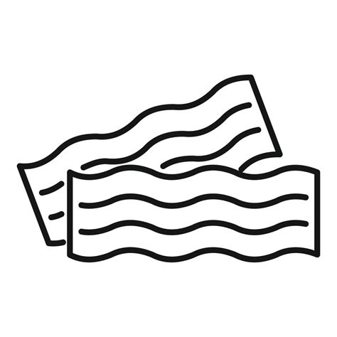 Bacon Icon Outline Style 14650743 Vector Art At Vecteezy Bacon Icon Outline Style 14650743 Vector Art At Vecteezy