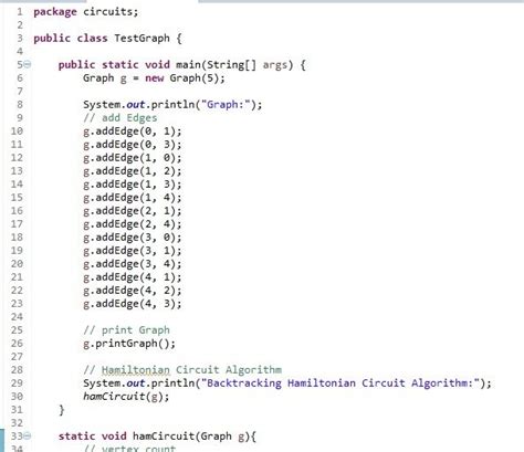 Programming Java Graph Backtracking Hamiltonian Circuit Algorithm — Steemit