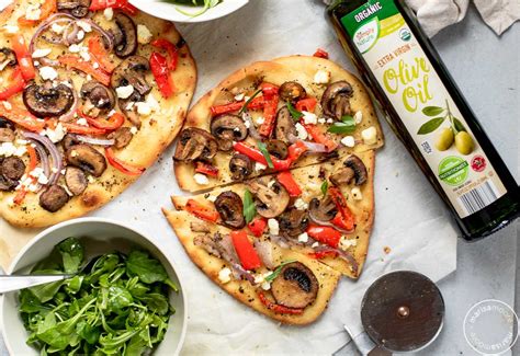 Easy Roasted Vegetable Flatbread Marisa Moore Nutrition