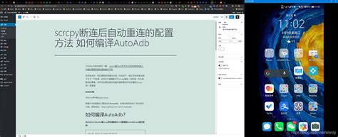Scrcpy断连后自动重连的配置方法 如何编译autoadbscrcpy连接设备老是要断开 Csdn博客