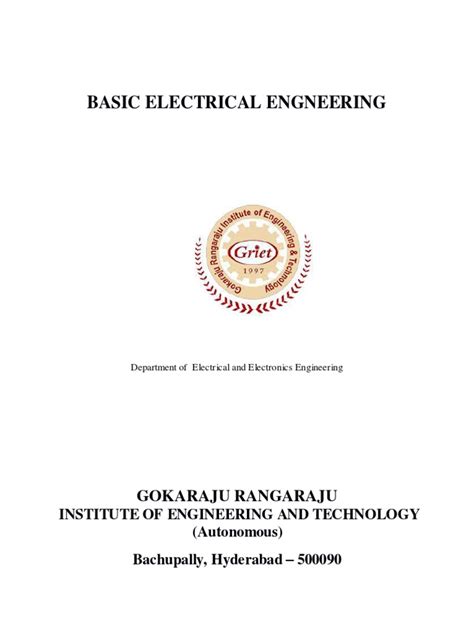 Basic Electrical Engineering Theory 2020 21 Pdf Electrical Network Passivity Engineering