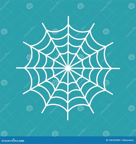 Spider Web Isolated Cobweb Halloween Vector Illustration Stock Vector Illustration Of Element