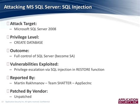 Ppt Hacking The Big 4 Databases Powerpoint Presentation Free Download Id 323103