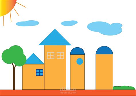 رسم حي سكني مستقل