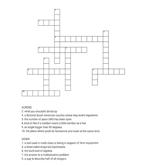 Solved ACROSS What You Shouldn T Divide By A Fictional Chegg