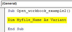 VBA Workbook Open Methods To Open Exel Workbooks In VBA