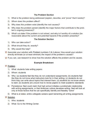 8 Problem Solving Essay Examples To Download