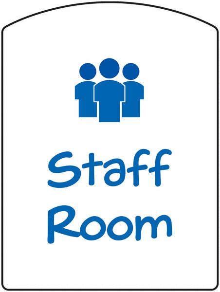 Staff Room Sign Vinyl Banner Printing