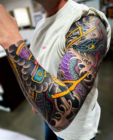 Japanese Ink On Instagram Super Cool Japanese Tattoo Sleeves By
