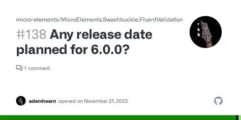 any release date planned for 6 0 0 · issue 138 · micro elements