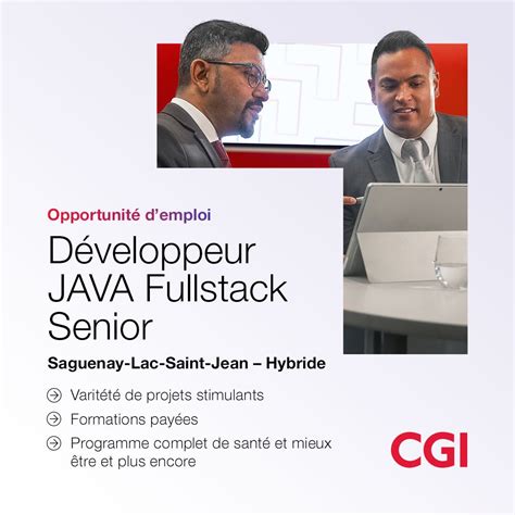 Linkedin Développeurs Java Cgi Java Cgi Developpeur