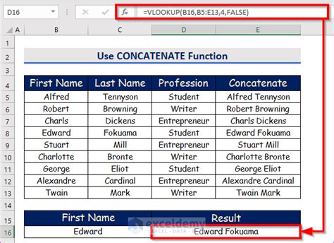 How To Concatenate With Vlookup In Excel 4 Easy Ways