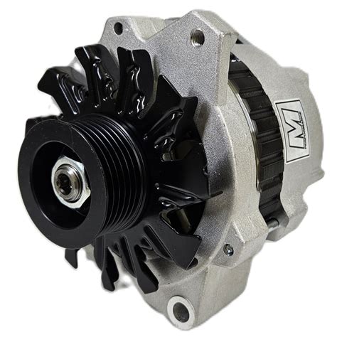 Ultra Series Gm Cs130 Alternator 140 Amp 1 Wire Cast Finish Right