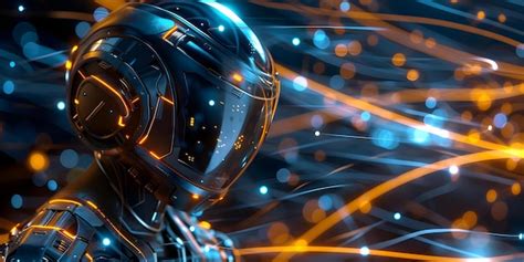 Robot Threat Detection Systems Created With Nanorobotics For Precise Cyber Security Concept