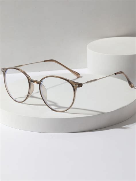 Round Frame Eyeglasses Fashion Eye Glasses Classy Glasses Clear