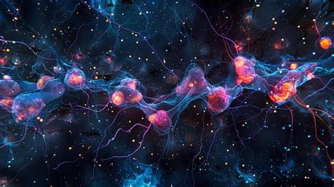 Abstract Image Of Neurogenesis In The Brain Ai Generated Art Premium