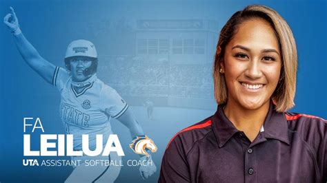Fa Leilua Named Softball Assistant Coach University Of Texas