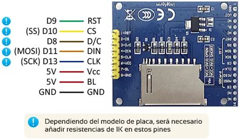 Conectar Arduino A Una Pantalla TFT De 1 4 A 3 2