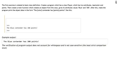 Solved Python Related Question With Creating A Class And An Object