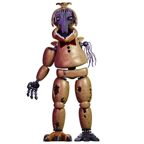 Swapped Withered Chica With Bonnie By Livingcorpse7 On Deviantart