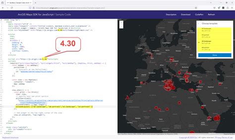 solved print widget no longer respects allowedformats aft esri