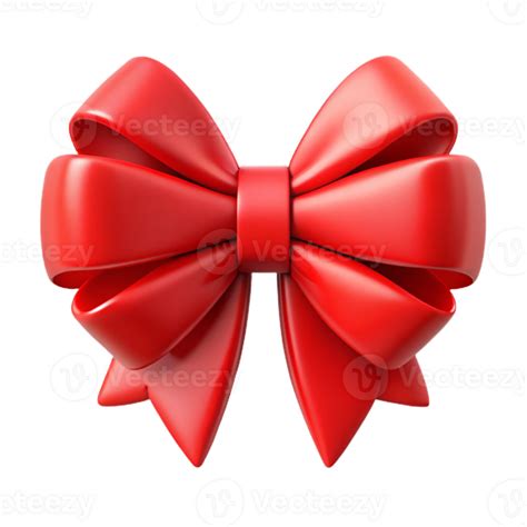 Red 3d Bow Illustration 54309315 Png