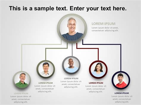 Org Chart PowerPoint Template 17