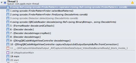 Ios Zxing 22 Crash On Finderpattern Throwing Zxingreaderexception