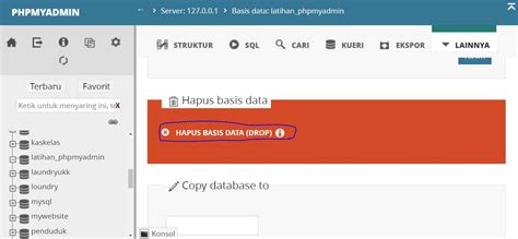 Cara Membuat Dan Menghapus Database MySQL BelajarwithIB