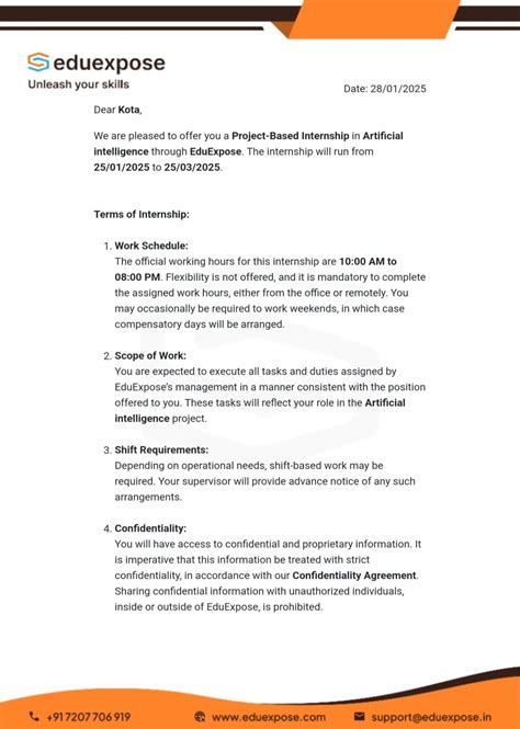Al Artificalintelligence Admitletter Eduexpose Eduexposeinternship