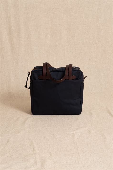 Filson Rugged Twill Tote Bag Navy Circle Of Friends Shop