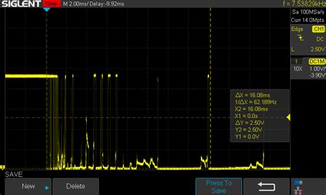 Oscilloscope Shows Why You Need To Debounce R Esp32