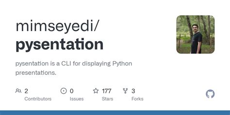 Real Python On Linkedin Github Mimseyedipysentation Pysentation Is