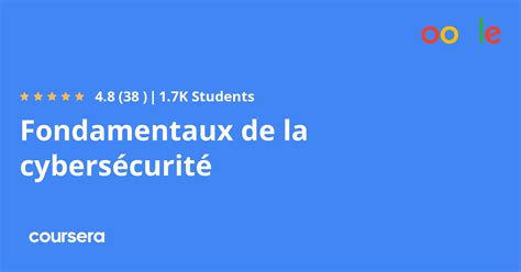 Fondamentaux De La Cybersécurité Coursera