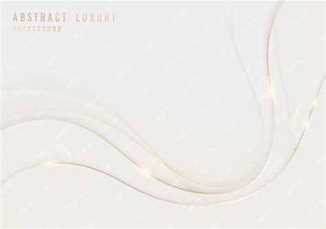 Premium Vector Abstract Luxurious Stripe Golden Design Template Artwork Wavy Line Overlapping