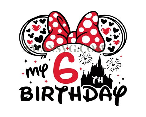 My 6th Birthday Svg 6th Svg Ts For 6 Year 6th Birthday Svg Swansvg
