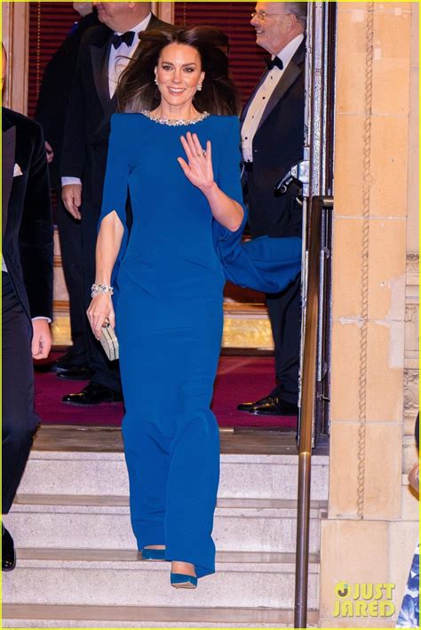 Kate Middleton Prince William Mingle With Celebs Other Royals At
