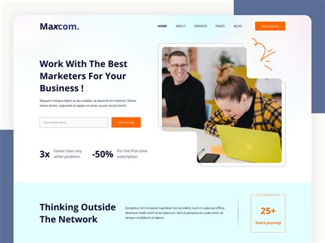 Maxcom Website Design By Ui Jungle Ui Ux Design Agency On Dribbble