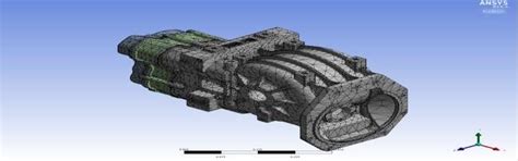 Fea Based Meshed Model Of Transmission Casing Download Scientific Diagram