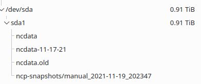 Problems With Disk And BTRFS Appliances Docker Snappy VM NCP AIO Nextcloud Community