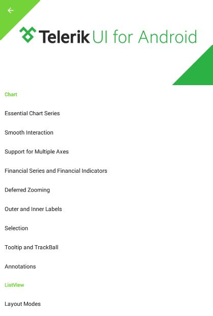 How To Create Listview With Groups And Parallax Effect