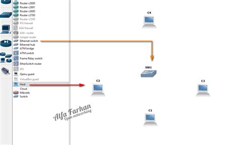 Belajar GNS VPCS Di GNS Open Networking
