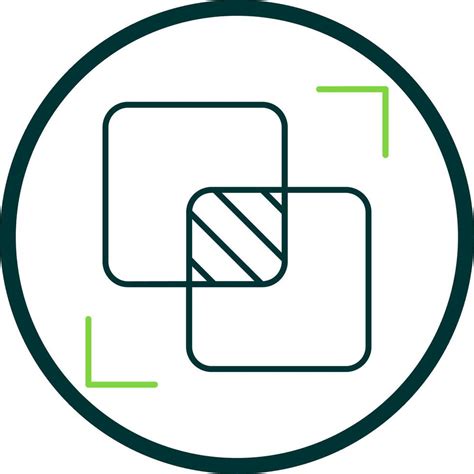 Intersect Line Circle Icon Vector Art At Vecteezy