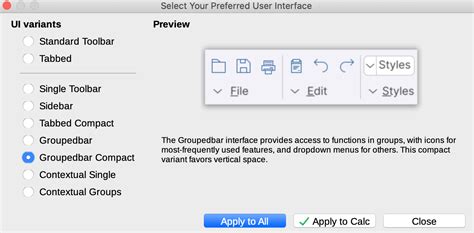 LibreOffice UI Customization English Ask LibreOffice