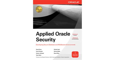 applied oracle security developing secure database and middleware environments[book]