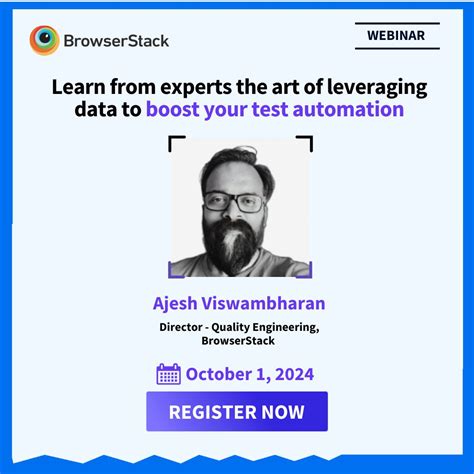 browserstack on linkedin webinar on strategies to improve test coverage
