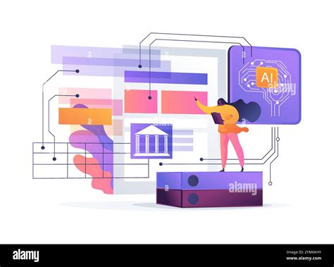 Ai Supported Document Automation Abstract Concept Vector Illustration